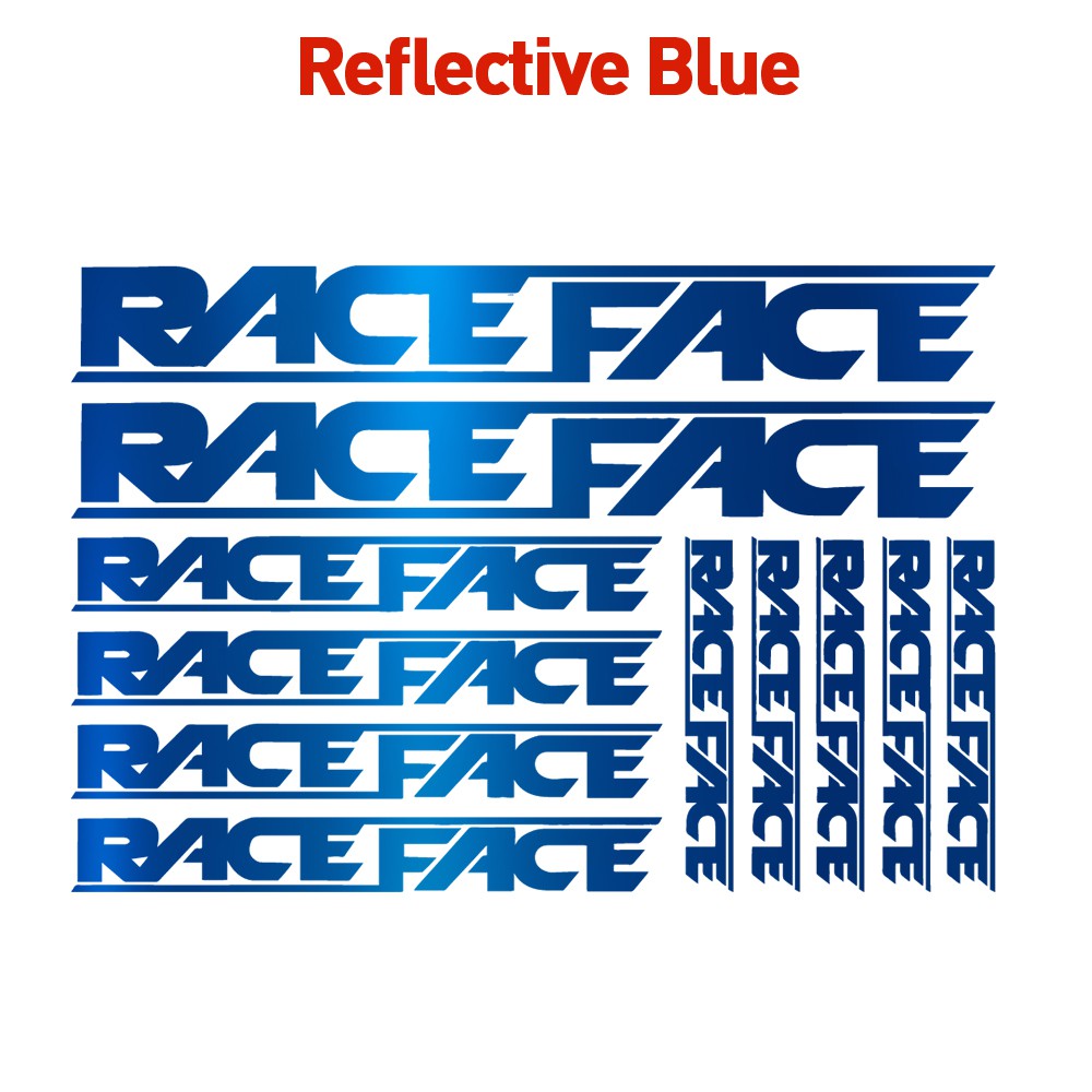 Race Face Frase Bicycle Vinyl Sticker Bike Frame Decal Race Face ...