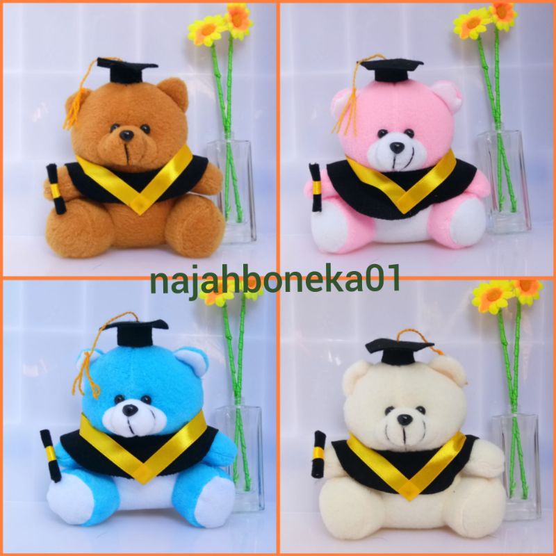 100% ORIGINAL Doll Realpict Mini bear graduation doll size 15 cm mini ...