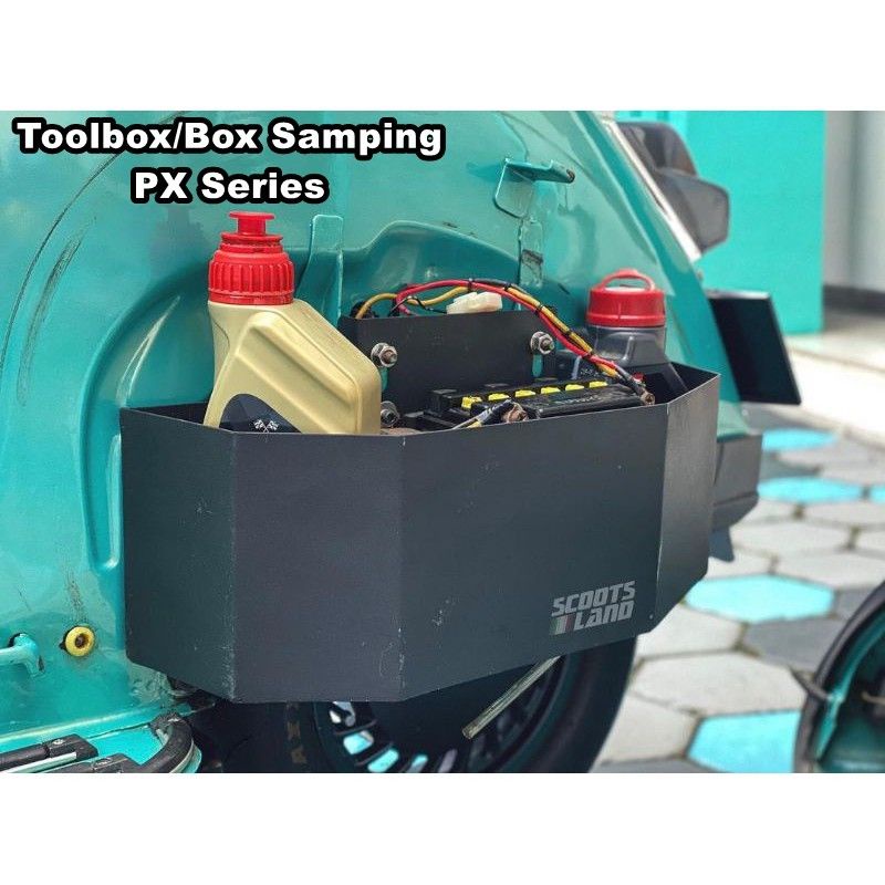 VESPA PX EXCEL TOOLBOX Side BOX Thick LASERCUT | Shopee Singapore