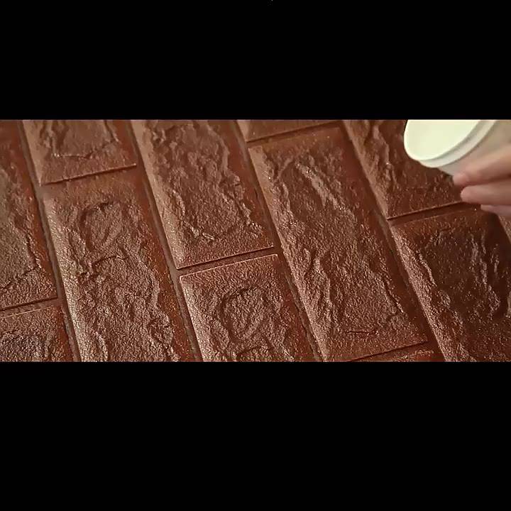 3D Brick Wall Sticker Self-Adhesive Waterproof Imitation Brick ...