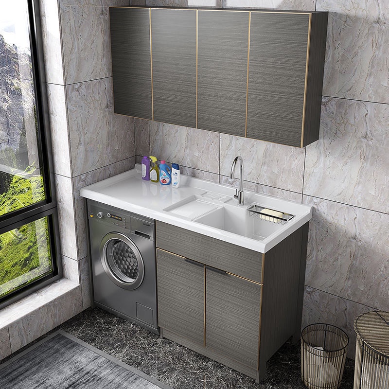 Damp Proof Board Wash Wardrobe Balcony Washing Machine All-in-One ...