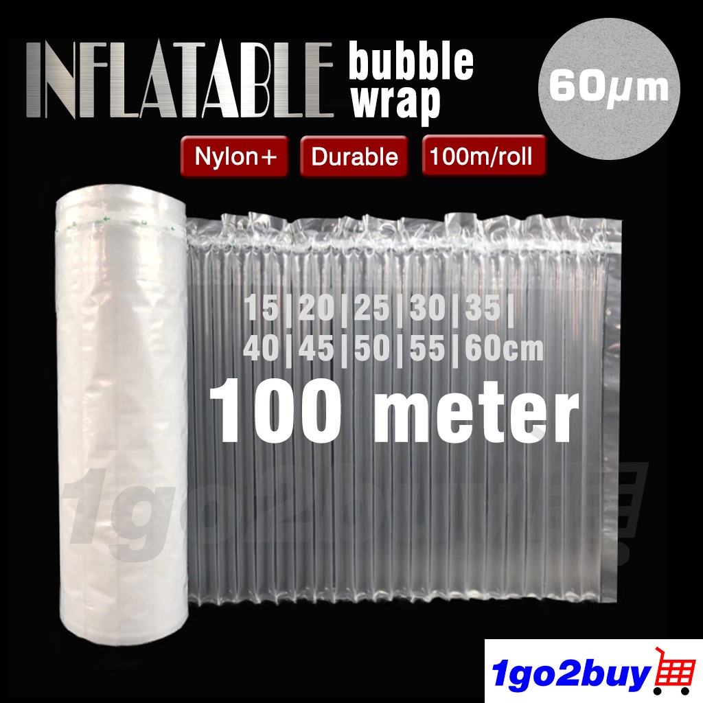 100 Meter Inflatable Air Bubble Packaging Wrap Air Packinging ...
