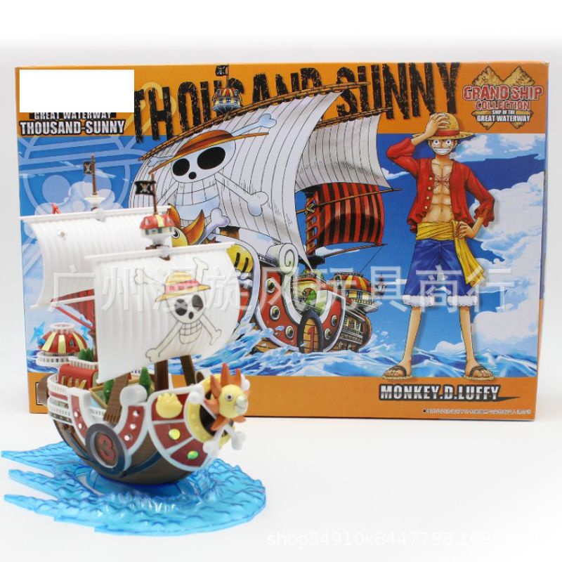 One piece thousand sunny going merry red force ship grandship sunny go ...