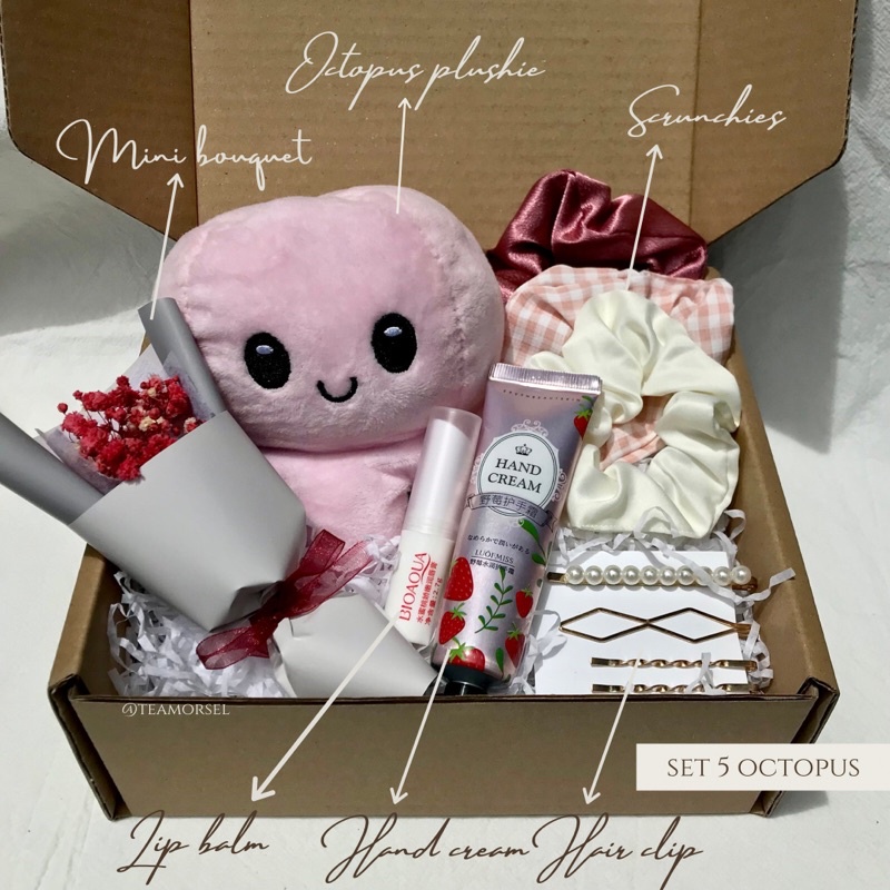 Octopus Plushie Surprise Gift Box/Birthday/Ramadan/Friendship ...