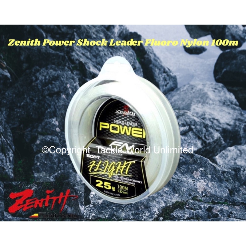 Zenith Power Shock Leader - Fluoro Nylon - Soft - High Absorb ...