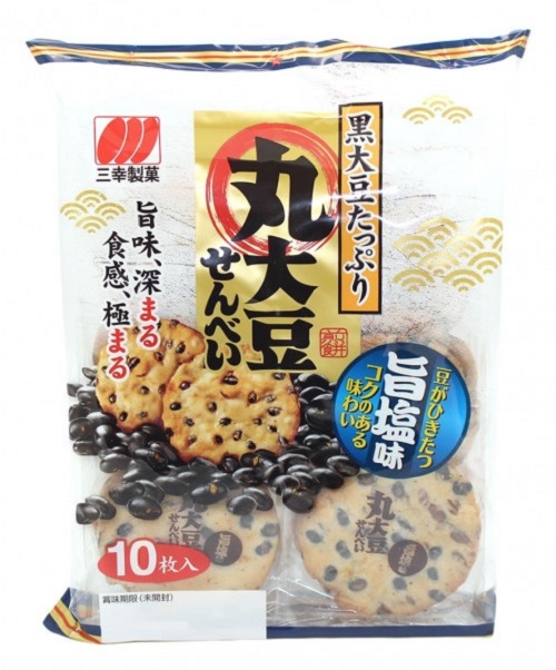 Sanko Whole Soybean Rice Crackers Umami Salt Flavor 10p [Japan ...