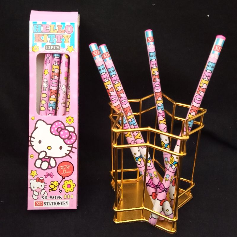 Hello Kitty Pencils (12 pcs) | Shopee Singapore