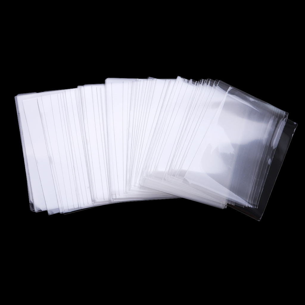 100pcs Sleeves Protector Transparent Sleeves 60x90mm | Shopee Singapore