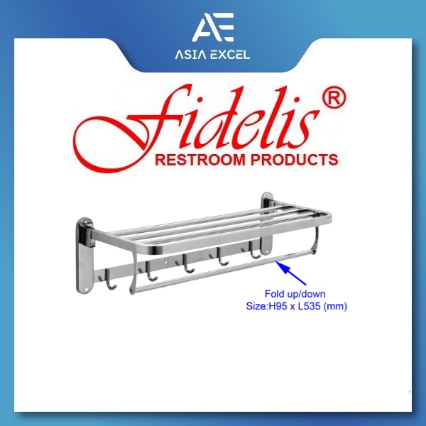 FIDELIS FV-5973 TOWEL SHELF STAINLESS STEEL | Shopee Singapore