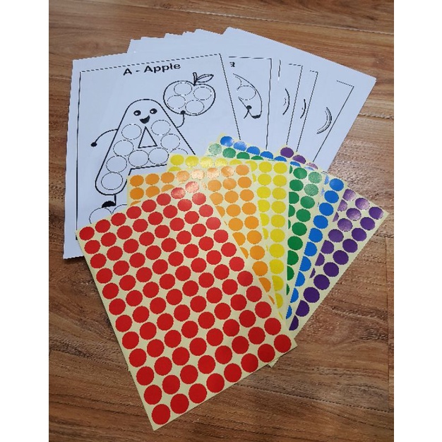Alphabet Do a Dot activity sheet Montessori Early Learning Busy Bag ...