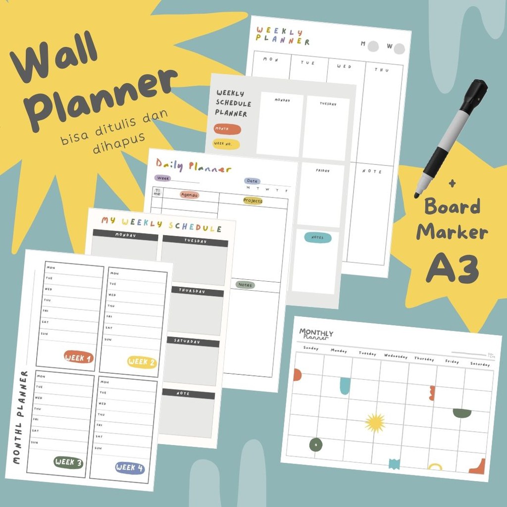 Wall Planner Solucine - Minimalist Series (Special edition) - Yearly ...
