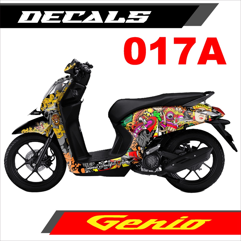 Honda Genio Design BARONG BALI Fullbody Sticker Decal-017 | Shopee ...
