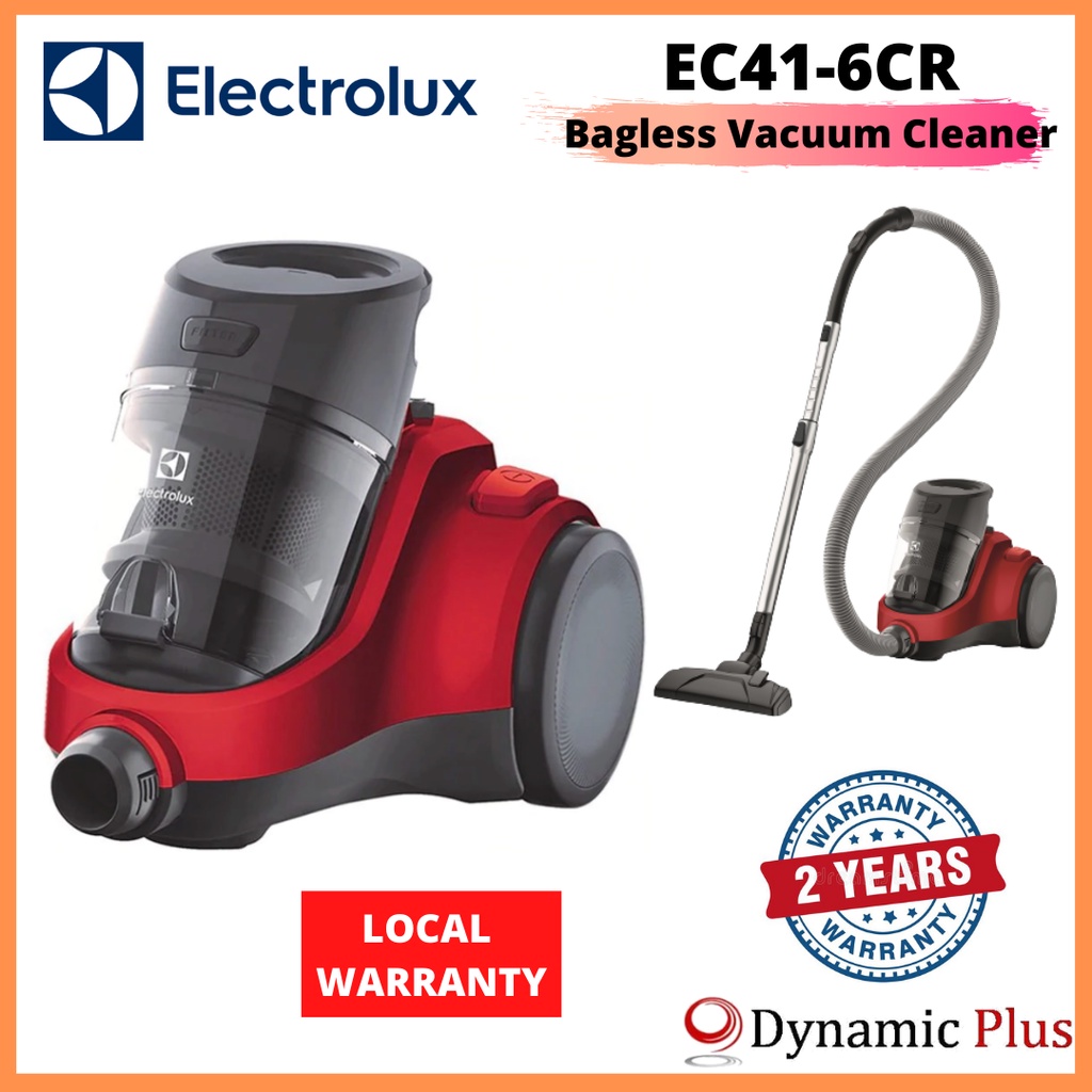Electrolux EC41-6CR Ease Bagless Vacuum Cleaner | Shopee Singapore