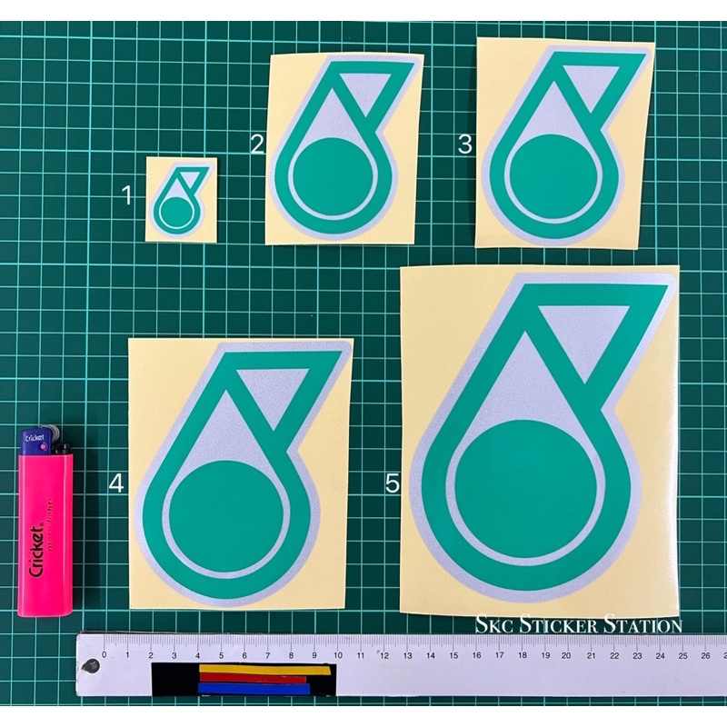 Petronas Logo (5 Sizes Avaiable) Designs Sticker Cutting Overlapping ...
