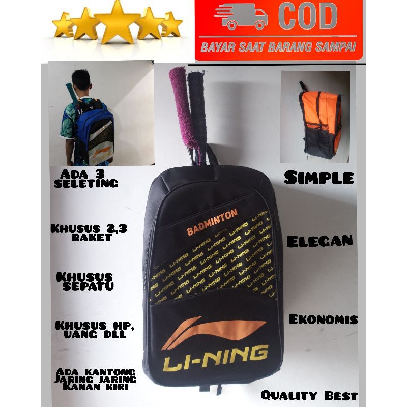 Badminton Carrying Backpack/Lining Badminton Backpack/Latest Viral ...