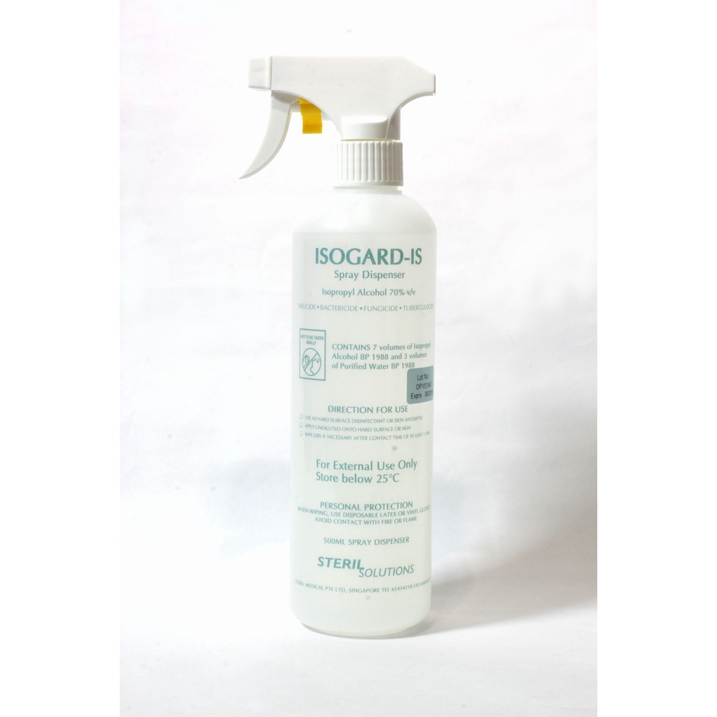 CLINICAL SOLUTIONS - ISOGARD - IS - PURE ALCOHOL DISINFECTANT | Shopee ...