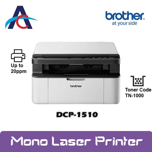 Brother DCP-1510 Multi-function Monochrome Laser Printer | Shopee Singapore
