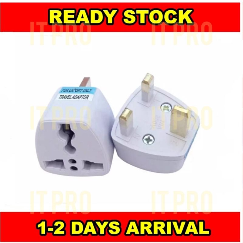 PRO International/Universal UK US EU AU 2 Pin 3 Pin Travel Plug/Socket ...