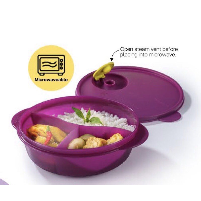 OFFER 10 Jenis: Tupperware JOLLY TUP 1L Divided lunch box /1L Keeper ...