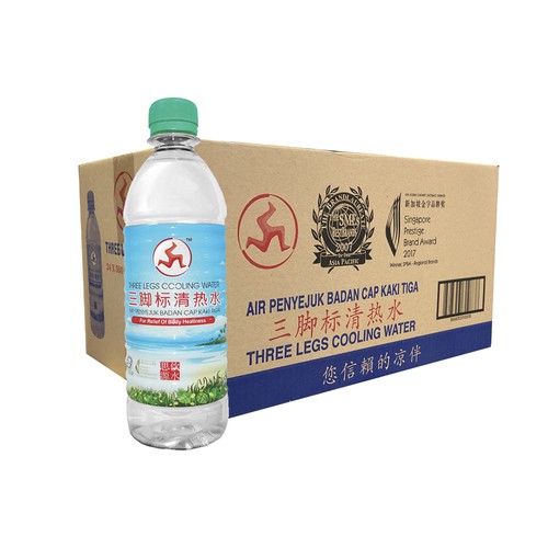 Three Legs Cooling Water 500ml x 24 bottles (BBD: Nov 2025) | Shopee ...