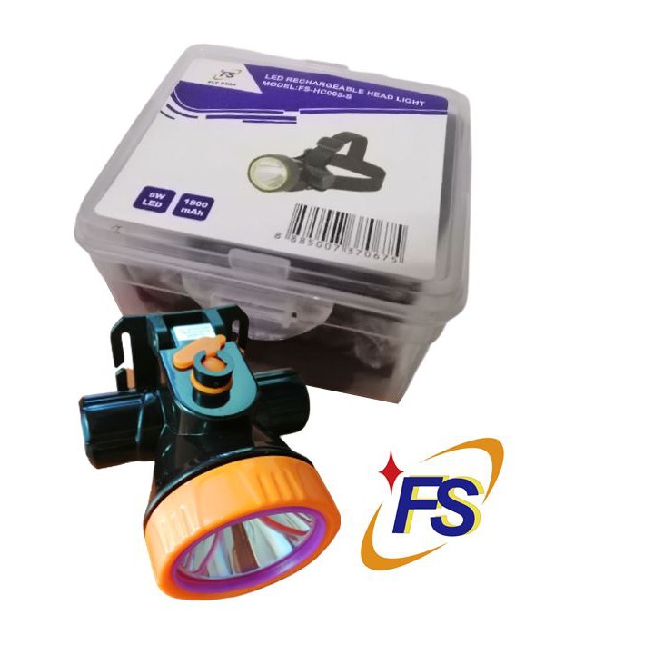 Headlamp LED Rechargeable Headlight Head Torch 5W 1800mAh FS-HC005-S ...