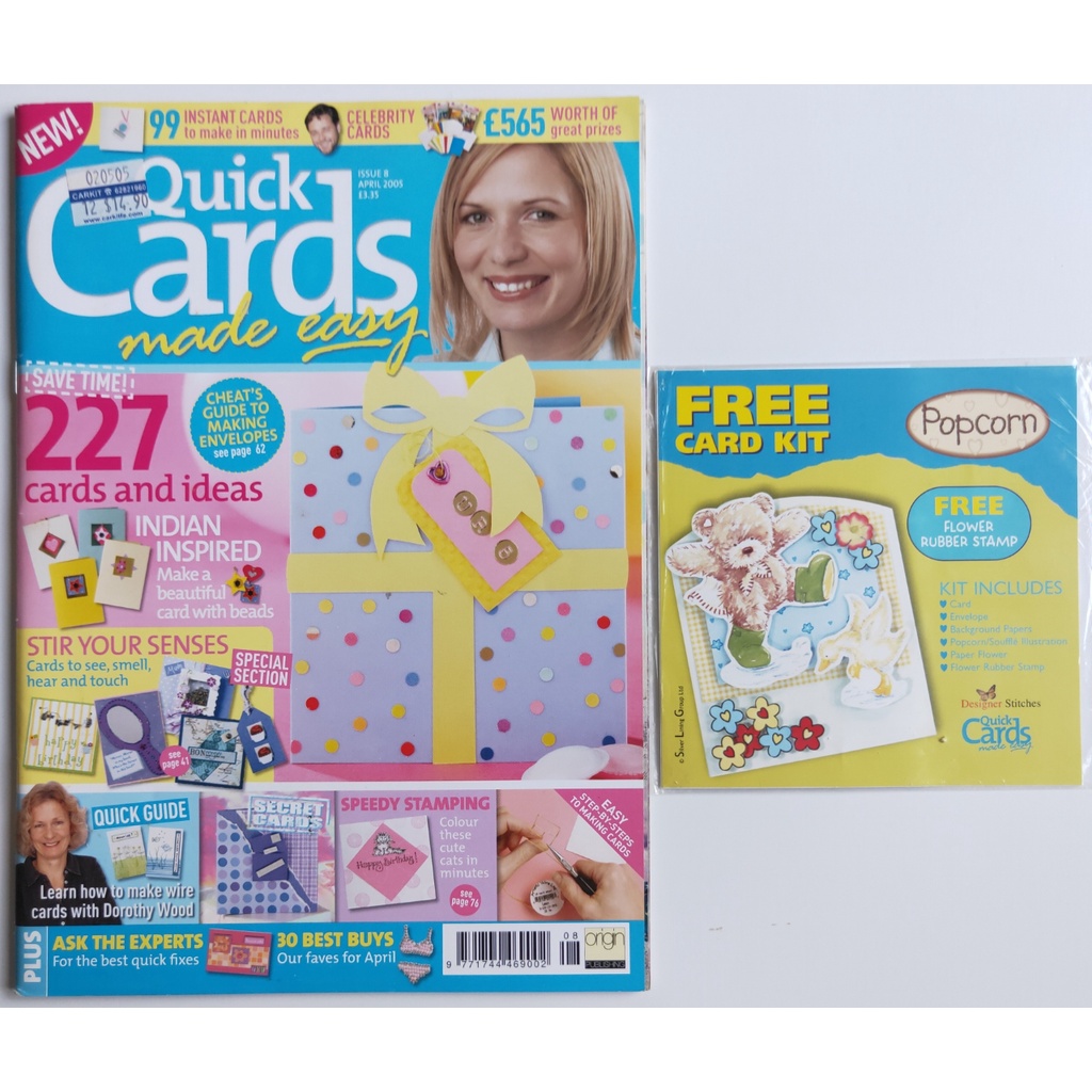 [USED] [QC 008] [With Incomplete Free Card Kit] Quick Cards Made Easy ...
