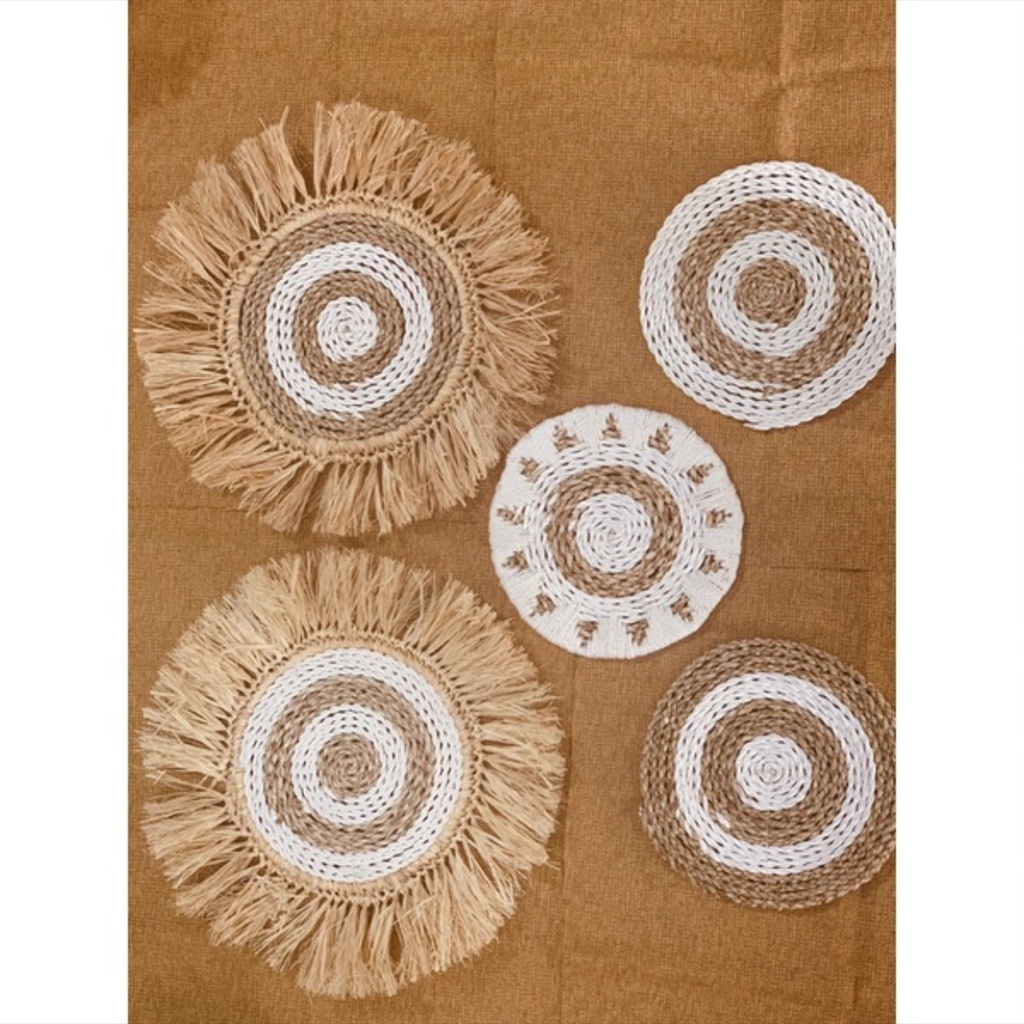 HIASAN DINDING Placemate/table Mate/Place Mate/Placemate Natural Donut ...