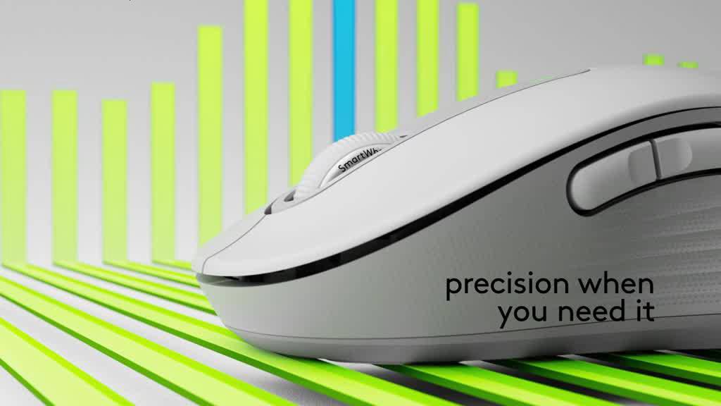 Logitech Signature M650 Wireless Mouse - Silent Clicks, Customisable ...
