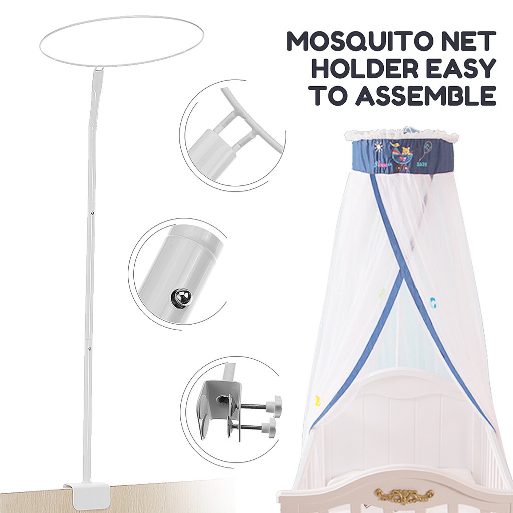 Summer Mosquito Net Stand Crib Net Holder Baby Crib Mosquito Netting ...