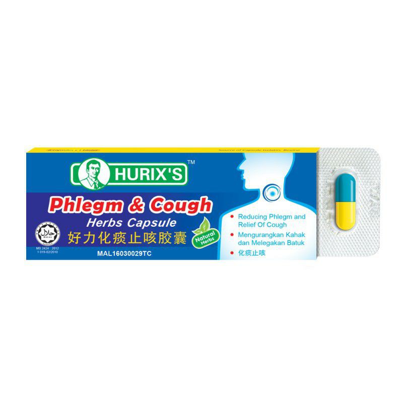 Ubat Herba Batuk Kahak Hurix's Cough Phlegm 6's | Shopee Singapore