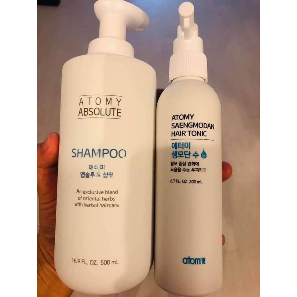 ATOMY Hair Growth/ Hair Loss Treatment Absolute Shampoo + Saengmodan ...