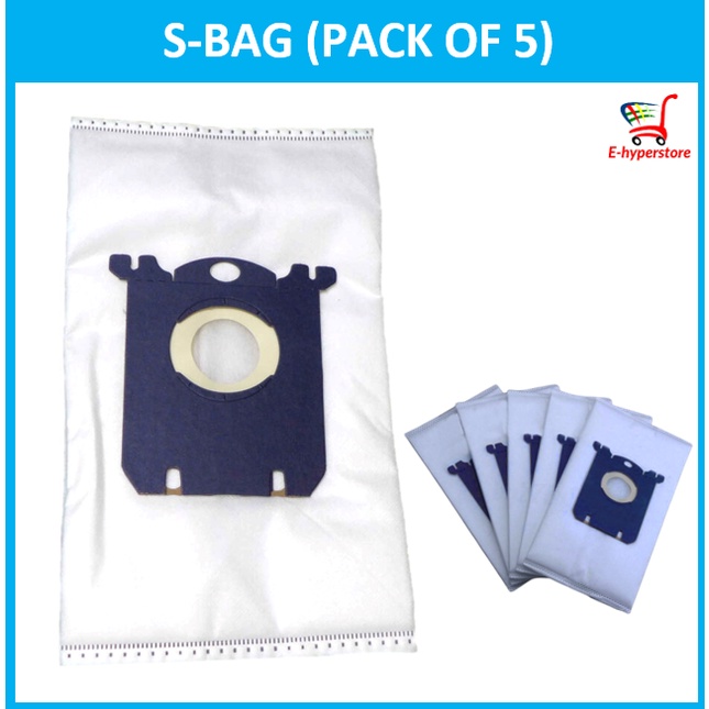 Compatible Philips Electrolux S-Bag Vacuum Cleaner Storage Dust Bags 1 ...