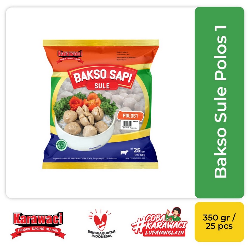 Baso Sapi Karawaci Super 50 PCS / Bakso Sapi Asli / Bakso Tahu / Bakso ...