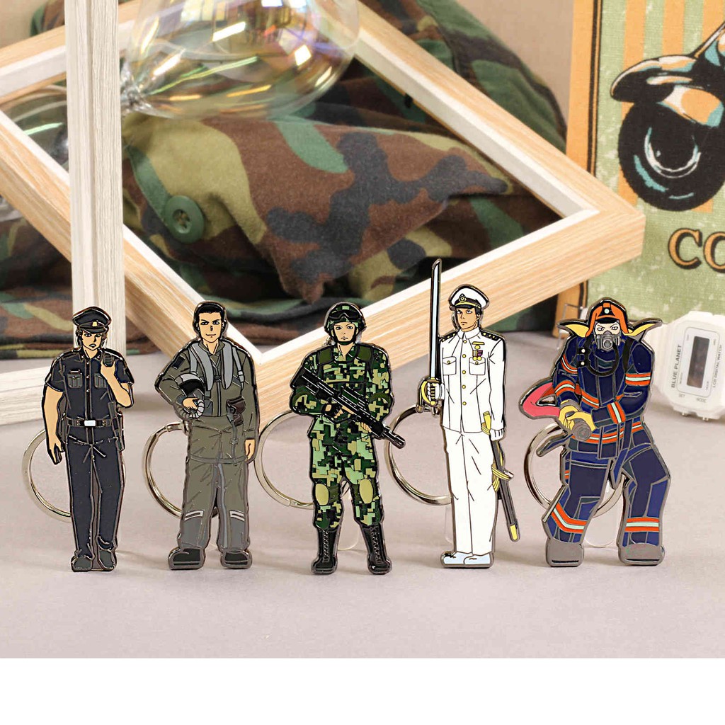 Figurine PinChain Singapore Army Soldier, Pilot, Navy, Policeman ...