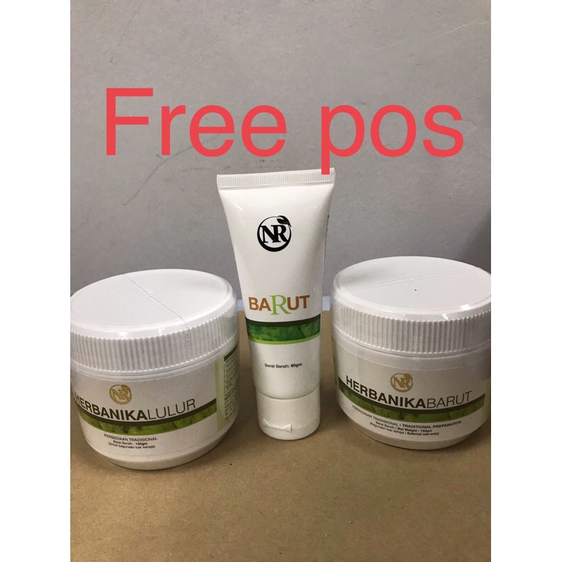 NR Mustajab ( Nona Roguy) Herbanika Scrub 150gr & NEW HERBANIKA 150 gr ...