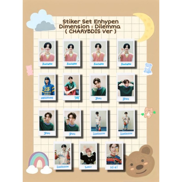 Enhypen Sticker Set - Dimension: Dilemma (CHARYBDIS Ver) | Shopee Singapore