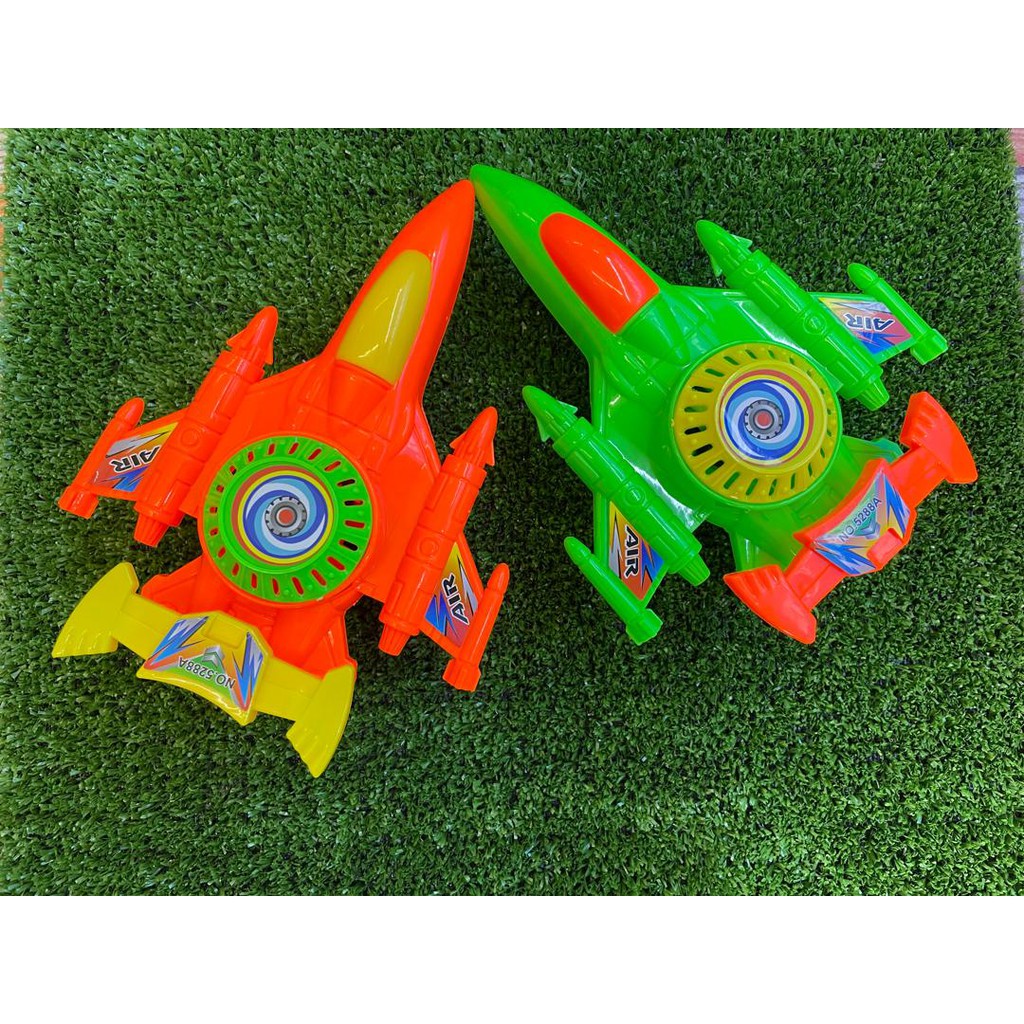Pullable Plastic Wheeled Toy Airplanes Kapal Terbang Mainan Plastik ...