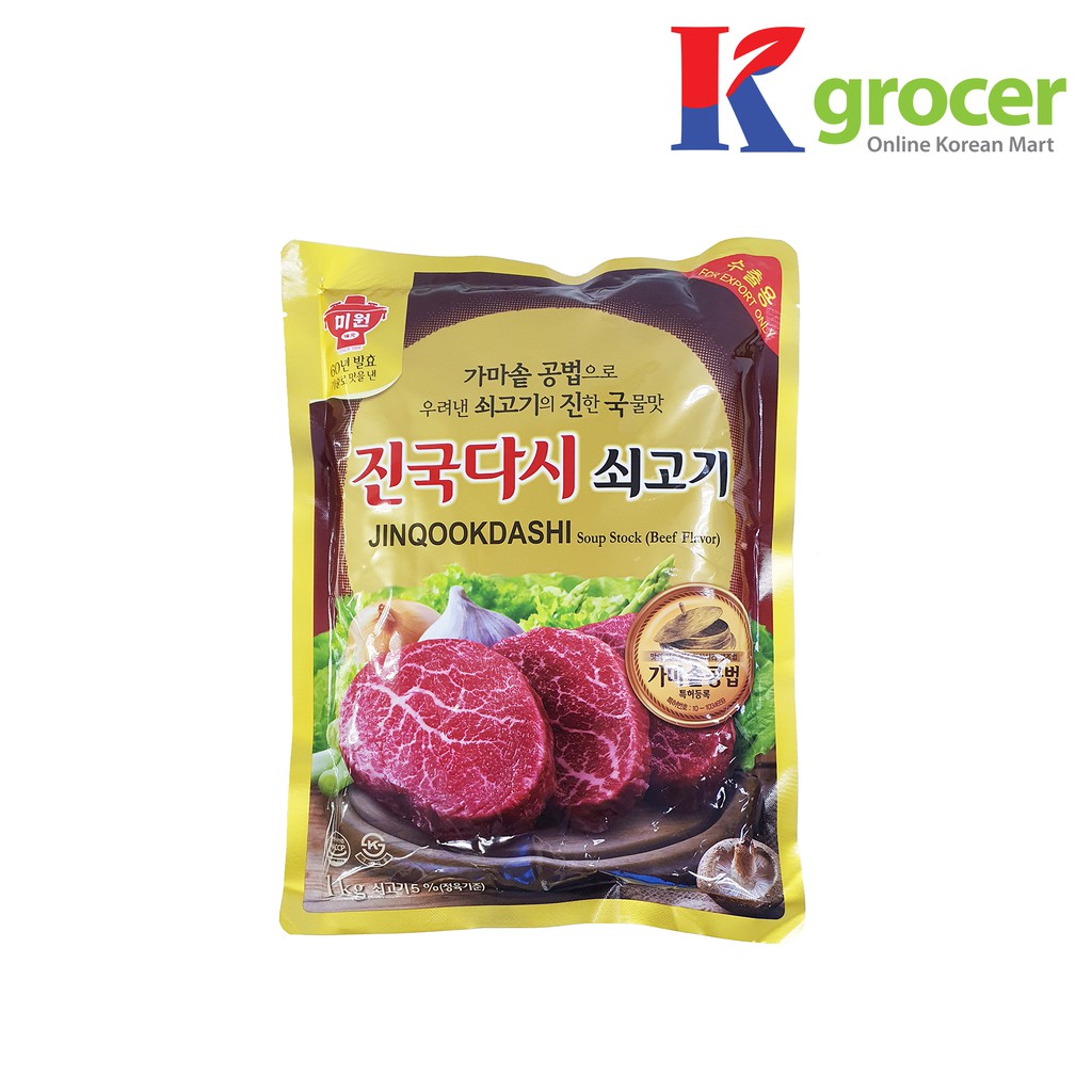 Kgrocer Daesang Korean Jinqookdashi Soup (Beef Flavour) 1KG【EXP - SEPT ...