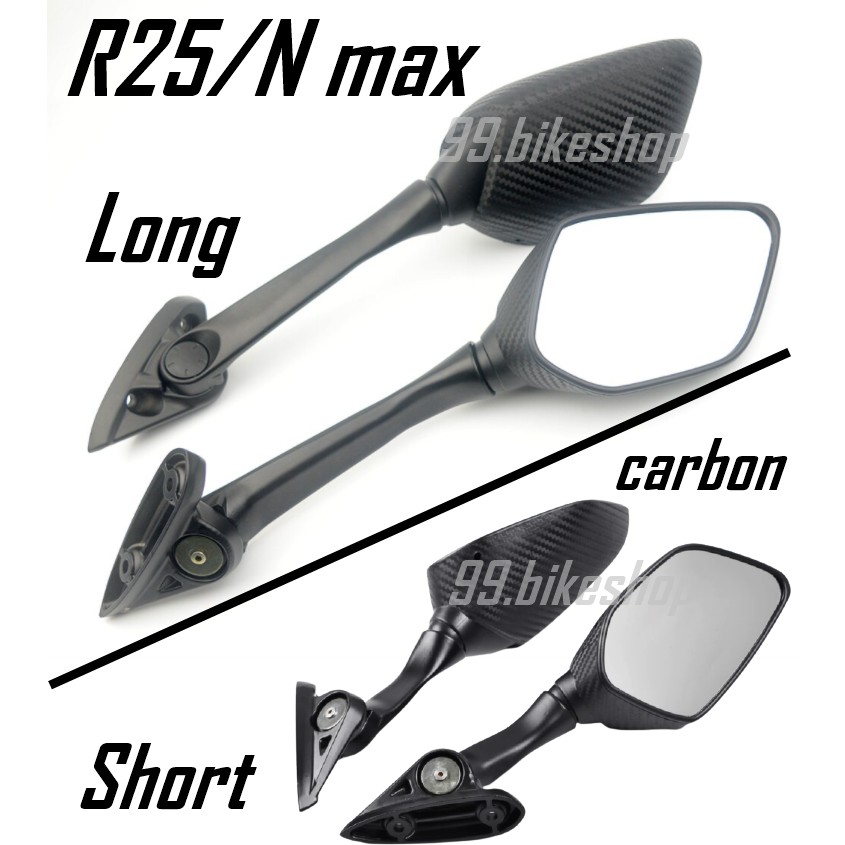 YAMAHA YZF R25 SIDE MIRROR REAR VIEW MIRROR NMAX R15 V3 R25 foldable ...