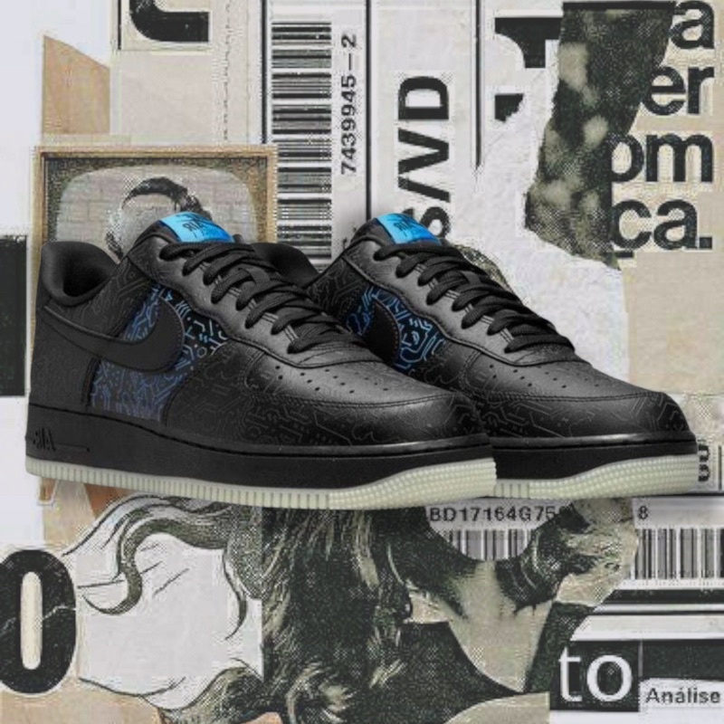 Sneakers Nike x Space Jam A New Legacy Air Force 1 07 Computer Chip ...