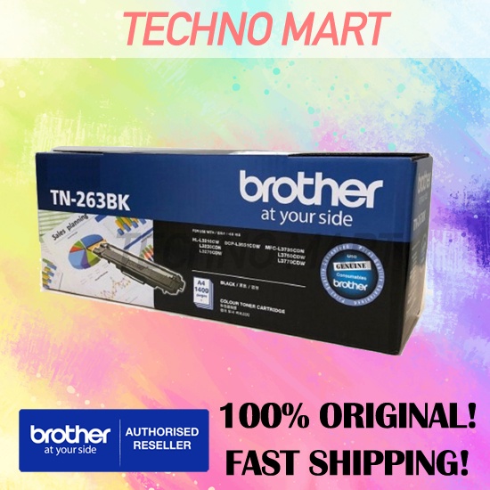 [SG Local Stock] Original Brother TN-263 TN263 263BK 263C 263M 263Y ...