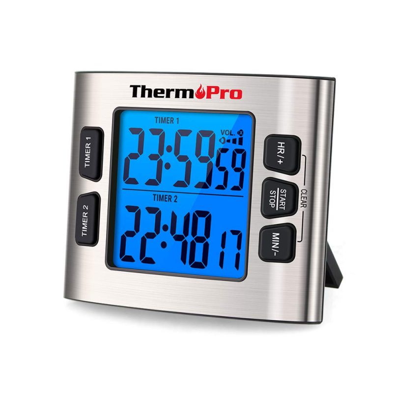 ThermoPro TM02 Dual Digital Kitchen Timer Clock | Shopee Singapore