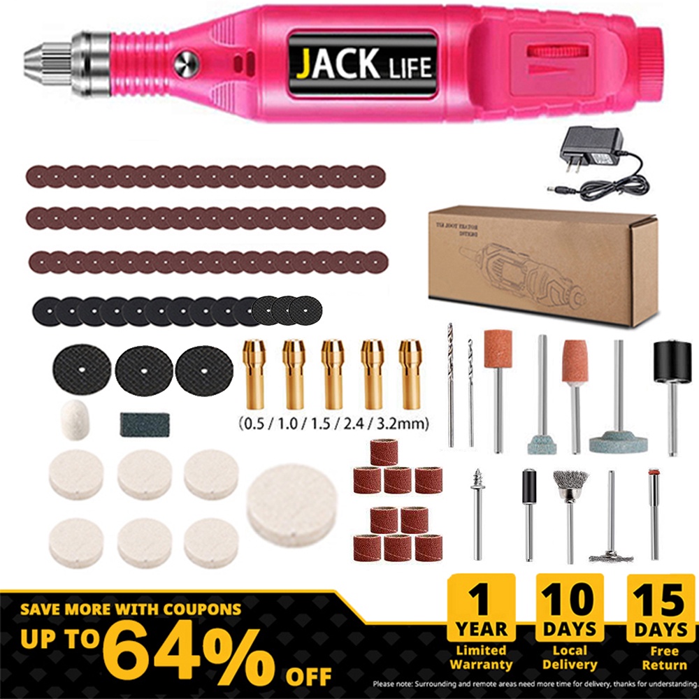 9V DC Grinder Tool Mini Dremel Drill Electric Grinding Set Milling ...