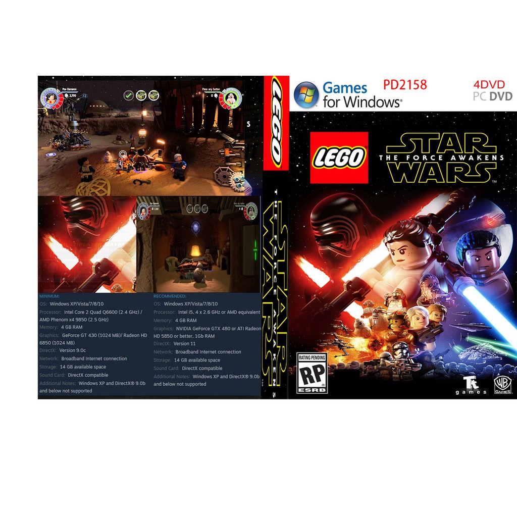 PC game LEGO STAR WARS THE FORCE AWAKENS - 4 DVD | Shopee Singapore