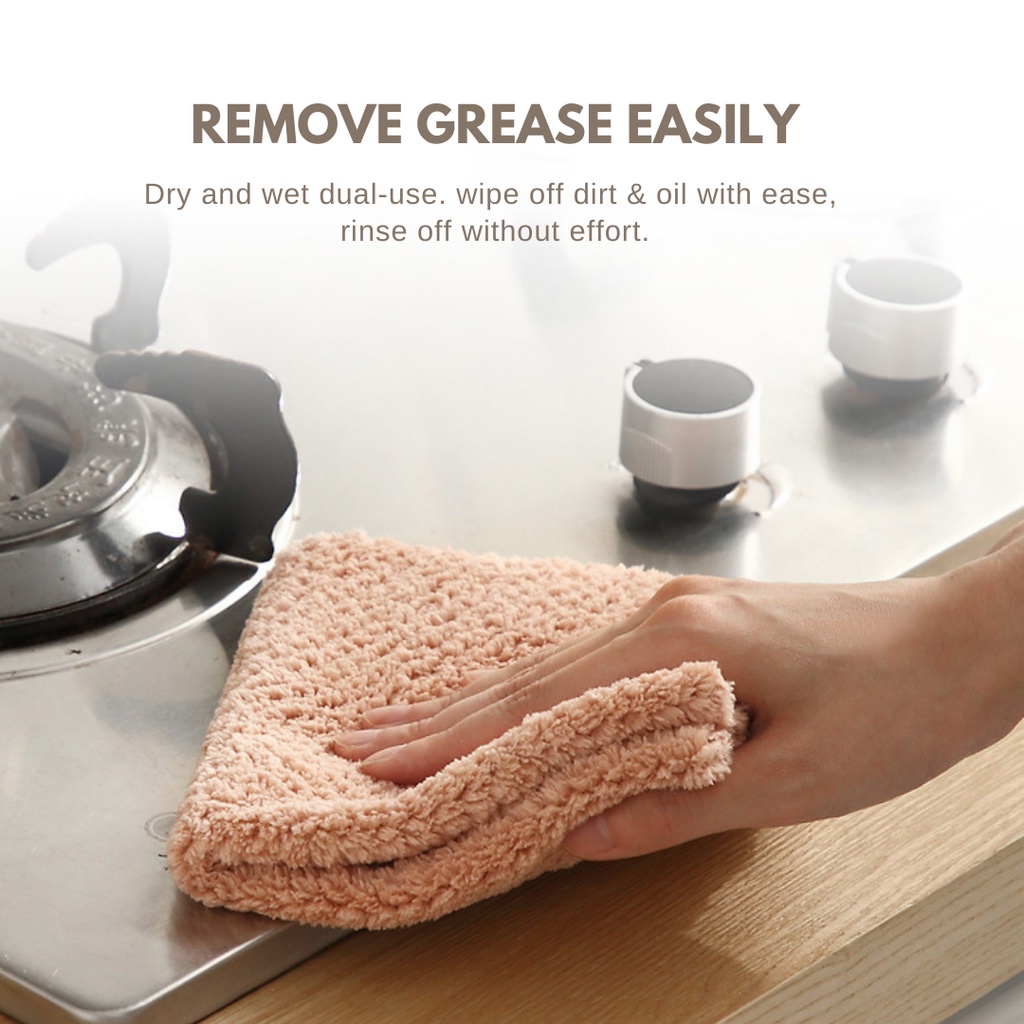 mixshop Premium Microfiber Cloth, Kitchen Towel, Household Multi ...