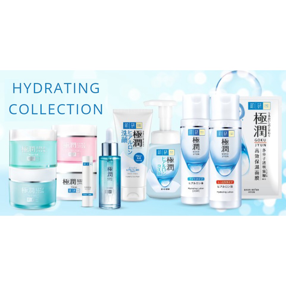 Hada Labo Hydrating Series Hyaluronic Acid HA (Lotion Light Rich ...