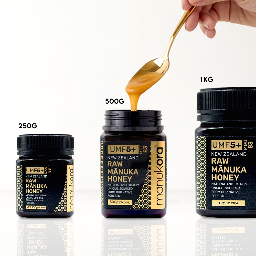 [[UMF 5+/10+] Manukora New Zealand Raw Manuka Honey (250g/360g/500g/1kg) | Shopee Singapore