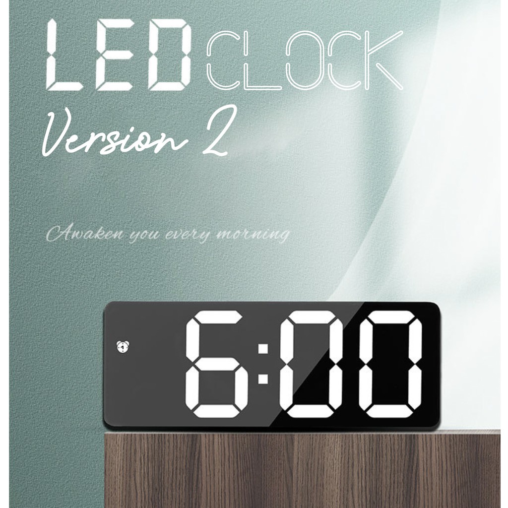 LED Digital Table Clock | Modern Desk Clock for Home & Office (Various ...