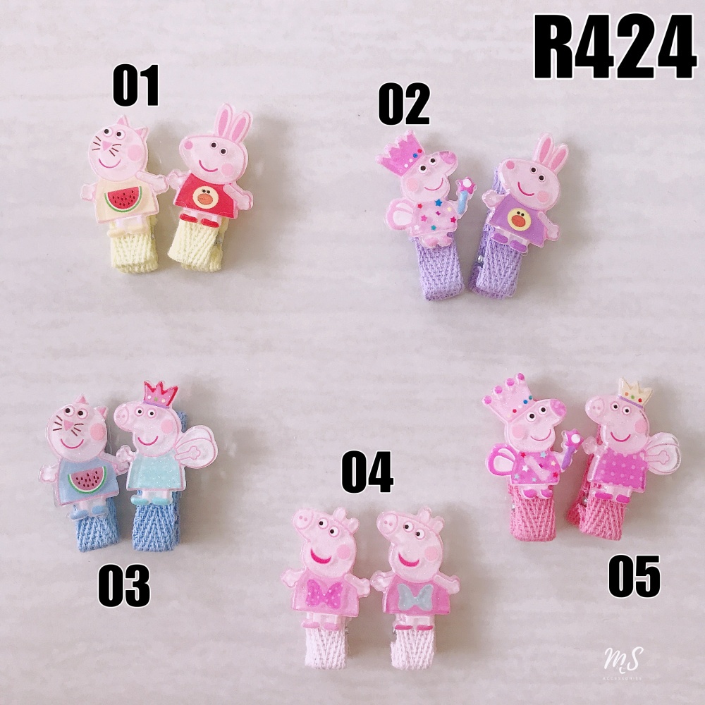 [SG Stock] 3.5cm / 5cm R424 Peppa Pig Shinchan Hello Kitty HK Princess ...