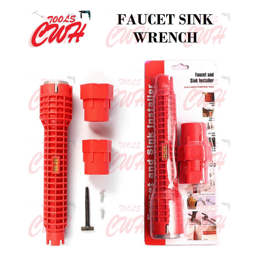 PRC 8 in 1 Multi-Purpose Faucet And Sink Installer REMOVAL BATHROOM ...